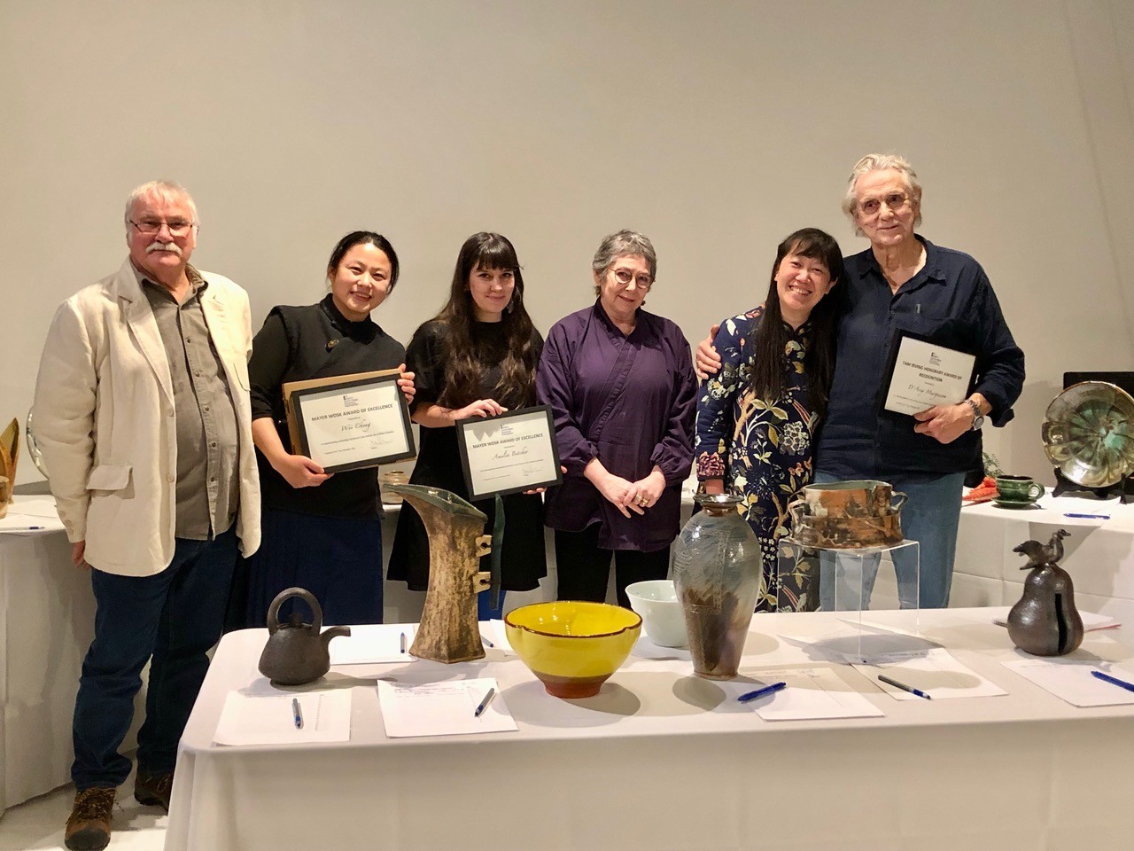 The NWCF celebrates awardees at . . . That Pottery Thing. . . 2025